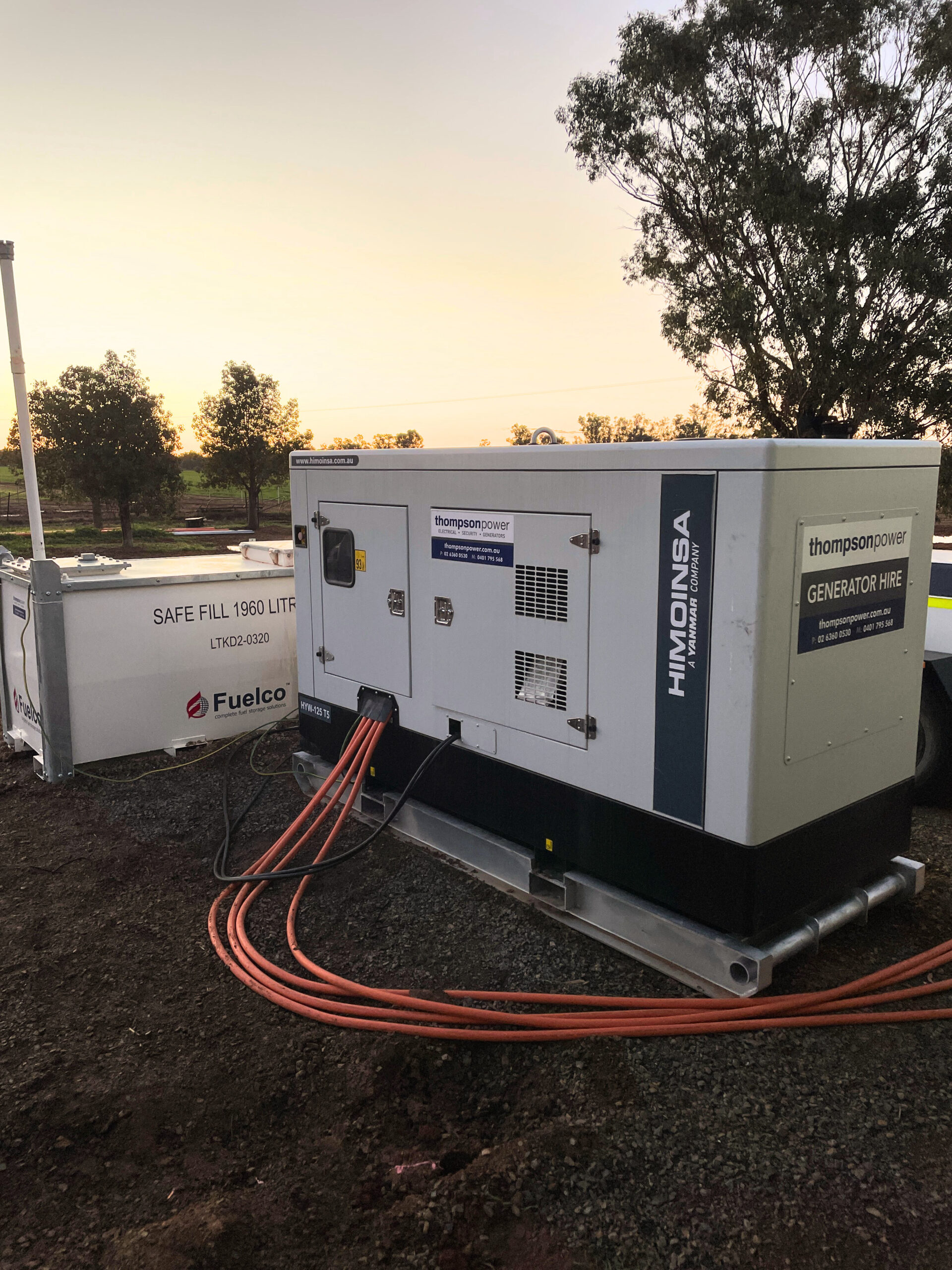 Generator Hire | Generator Rentals - Thompson Power